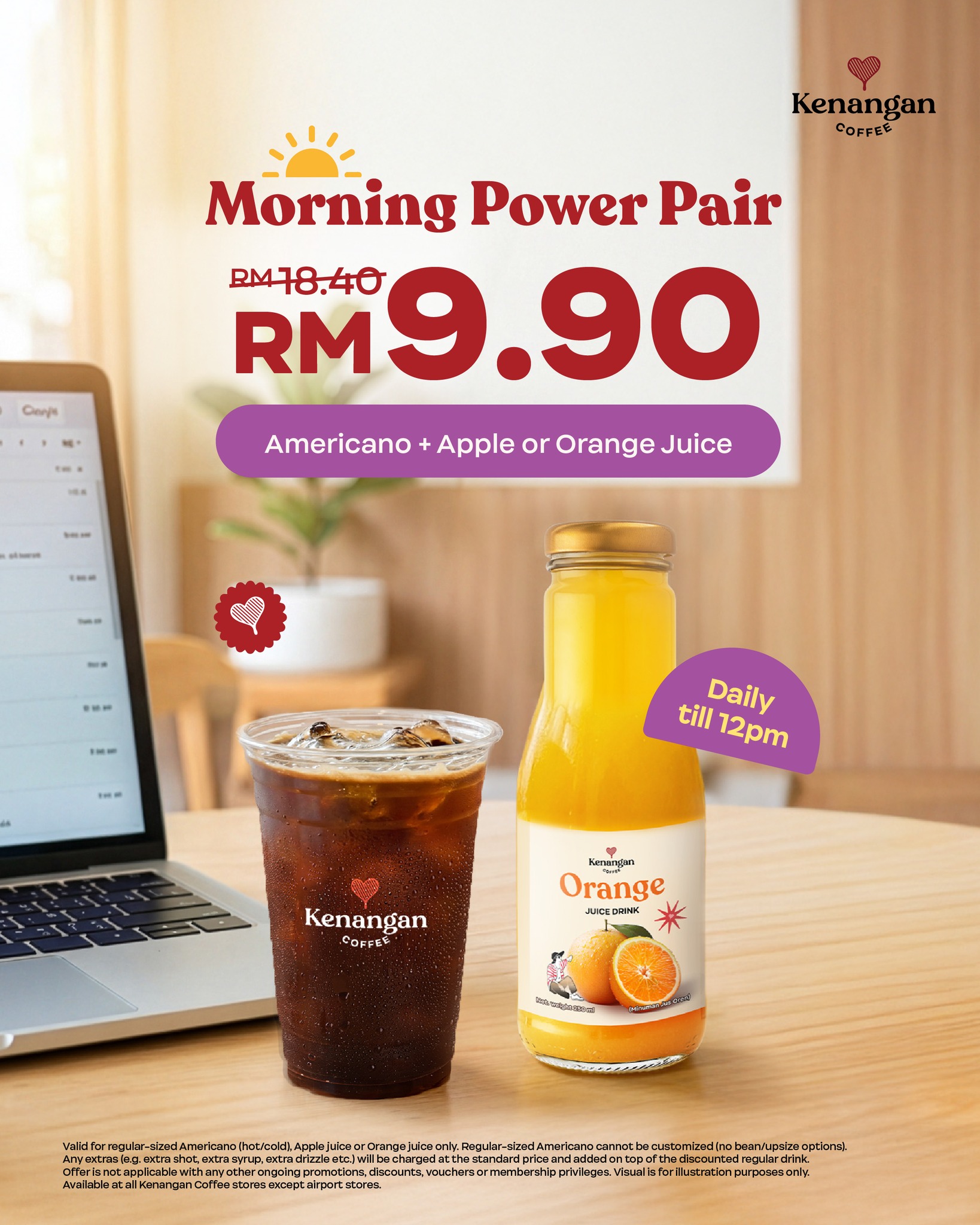 Bangkitkan Tenaga Pagi Anda dengan Kombo Kopi dan Jus Hanya RM9.90 dari ...